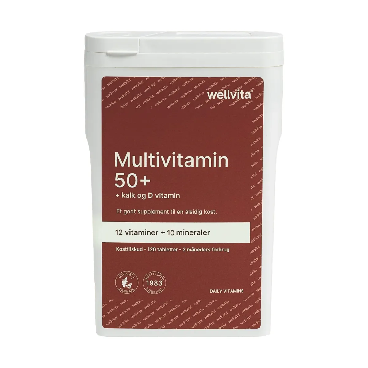 Multivitamin 50+ – med 22 vitaminer og mineraler