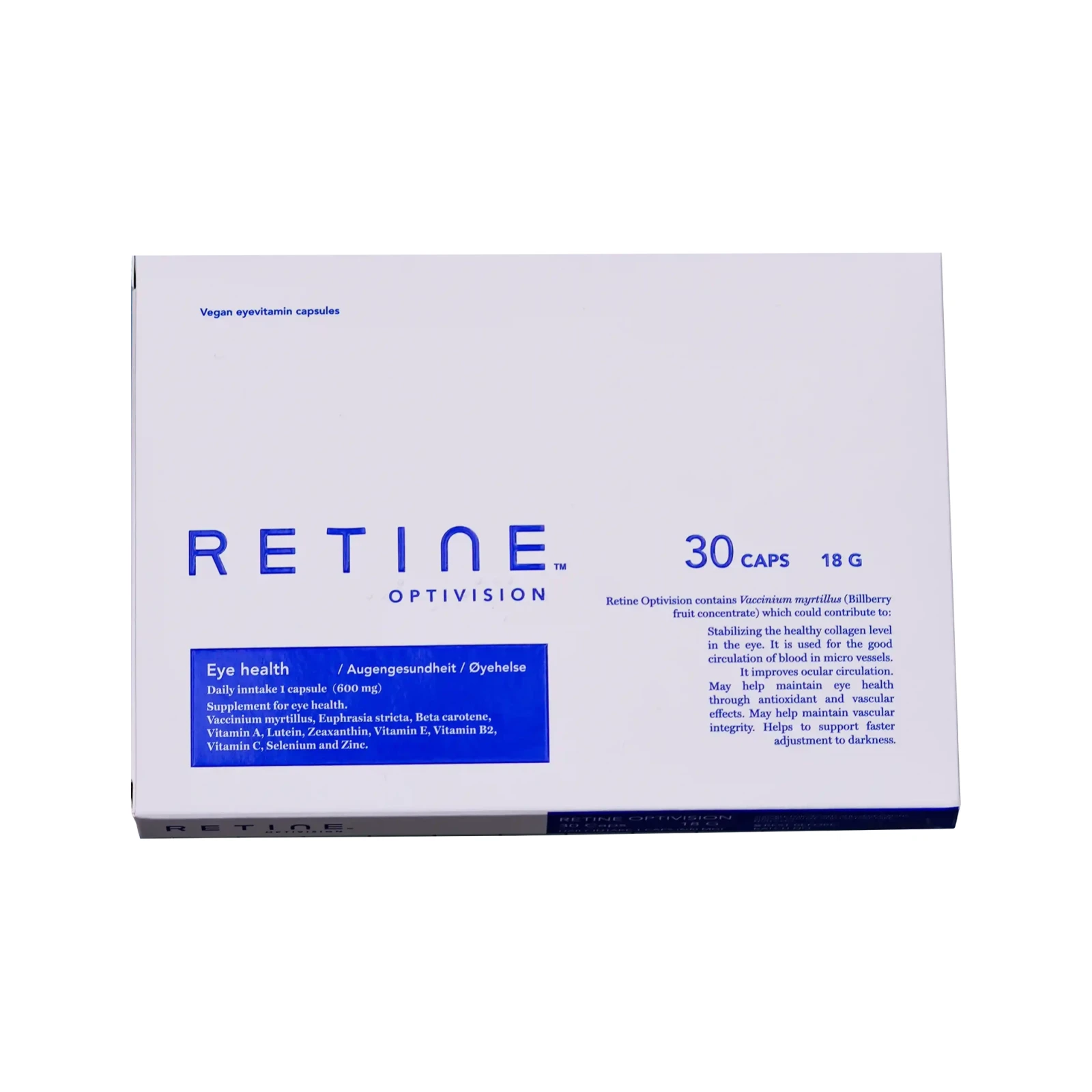 Retine Optivision – informasjon og ingredienser